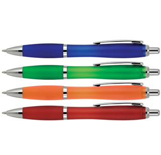 Pens & Writing » Plastic » Melbourne Transparent Plastic Pen