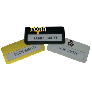 Badges » Name Badges » Small Metal Name Badges (printed 1 colour)